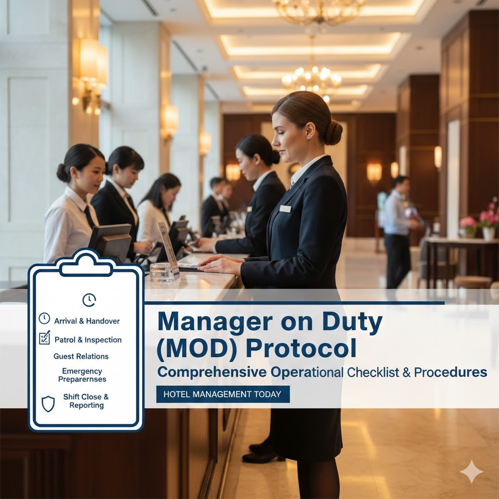 Manager on Duty (MOD) Protocol: Comprehensive Operational Checklist ...