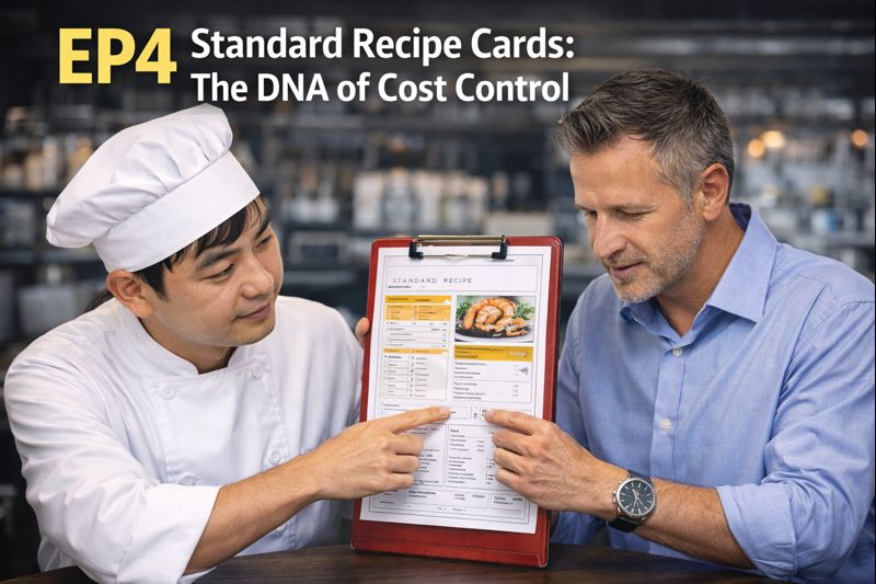 EP 4 — Standard Recipe Cards: The DNA of Cost Control - Vigor Hotel